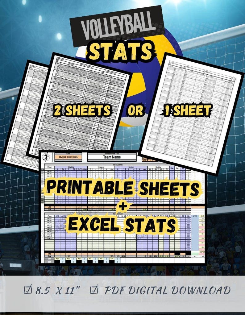 BIG Volleyball Bundle | Formations, Defenses, DRILLS, Tryout, Stats ...