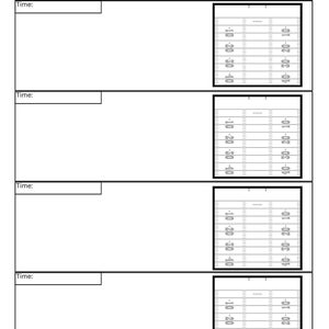 Football Field Practice Plan Sheets for Coach or Player 8.5x11 | 6 in ...