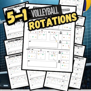 6-2, 5-1, 5-2, 4-2, & 6-6 Volleyball Rotation Sheets | 51 Printable PDF ...