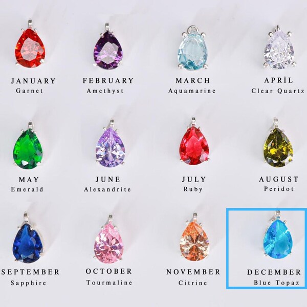 December Birthstone Jewelry - Etsy