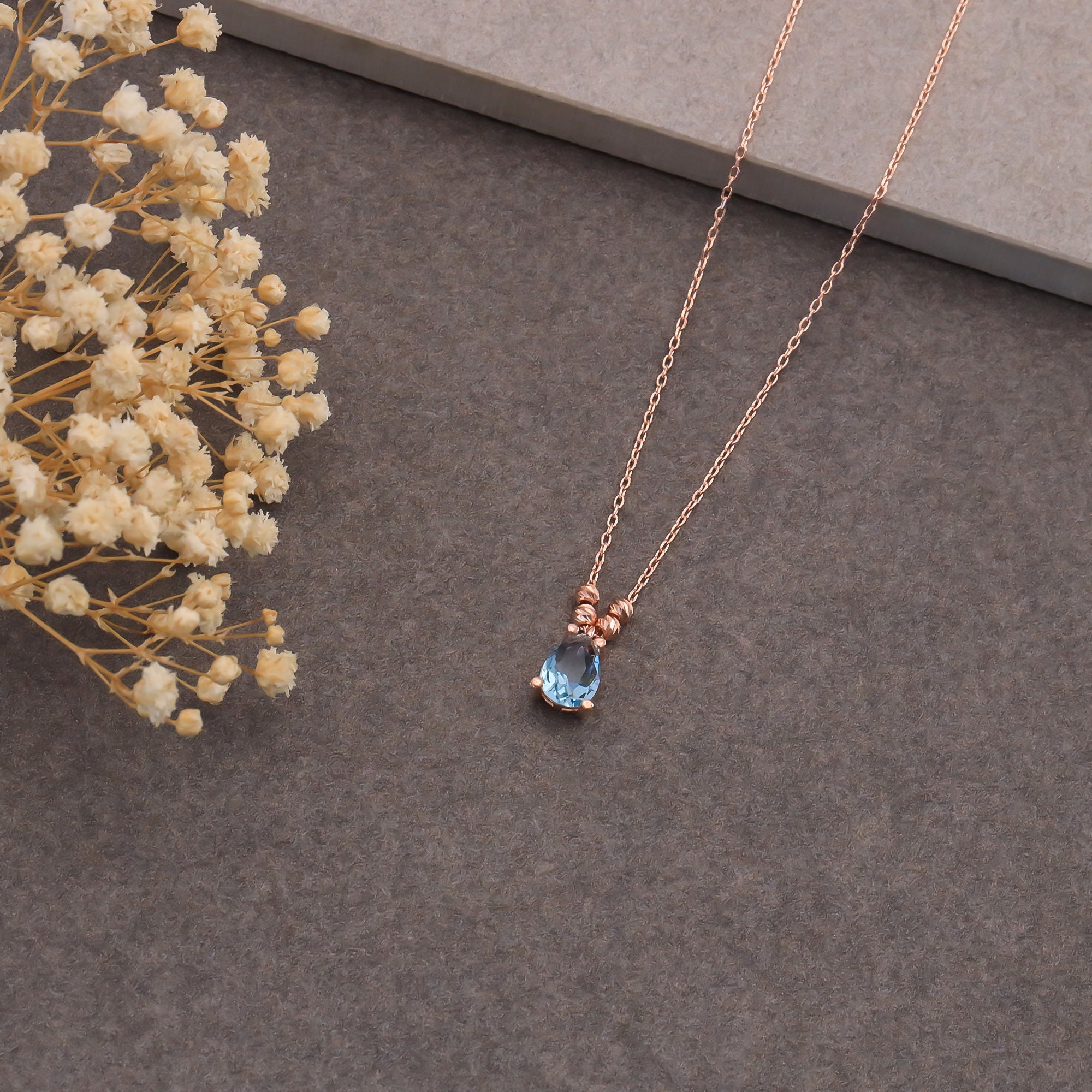 April Birthstone, Gift for April, Gift for Woman, Clear Quartz Necklace ...