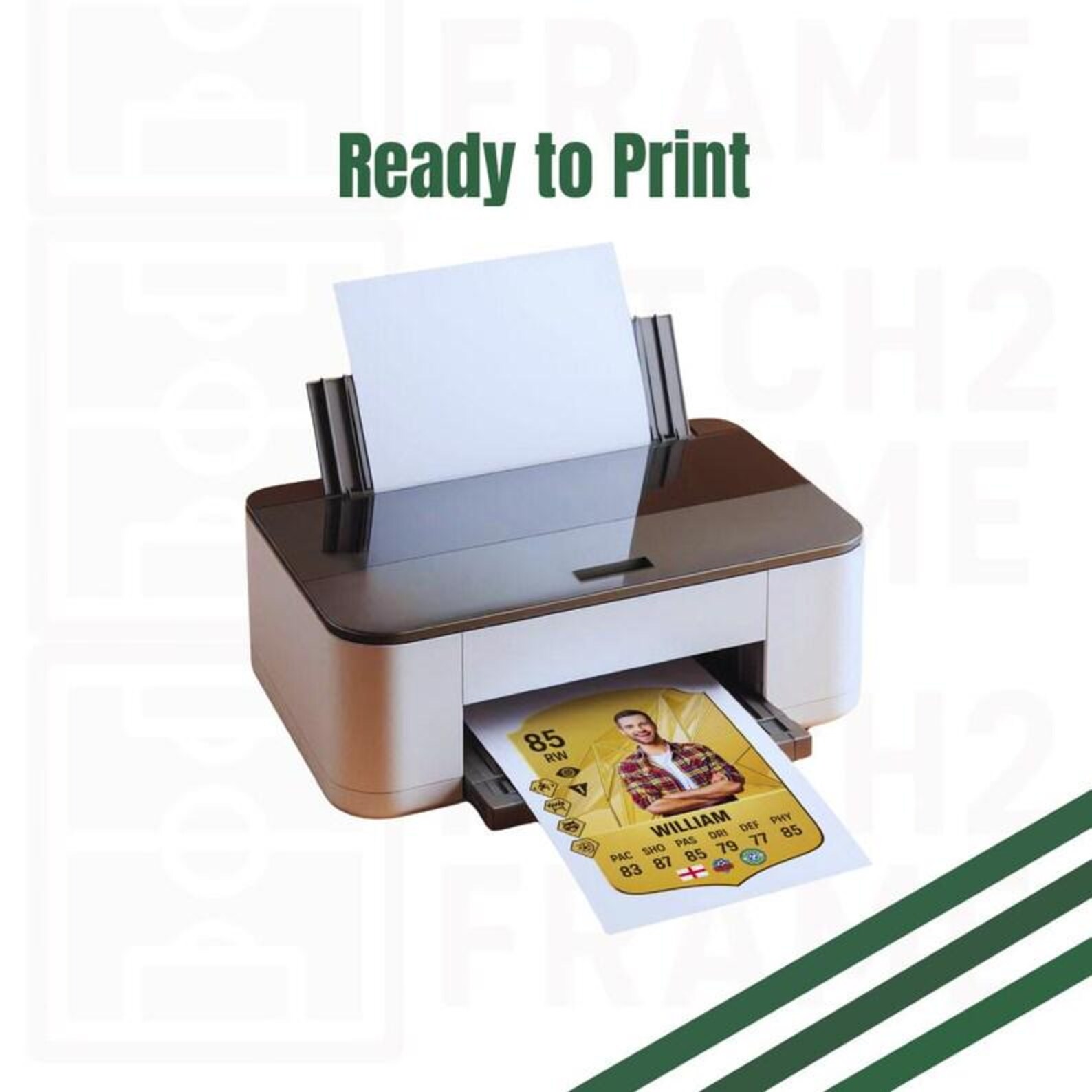 Blank Personalisable 2024 Football Ultimate Team Player GOLD Card ...