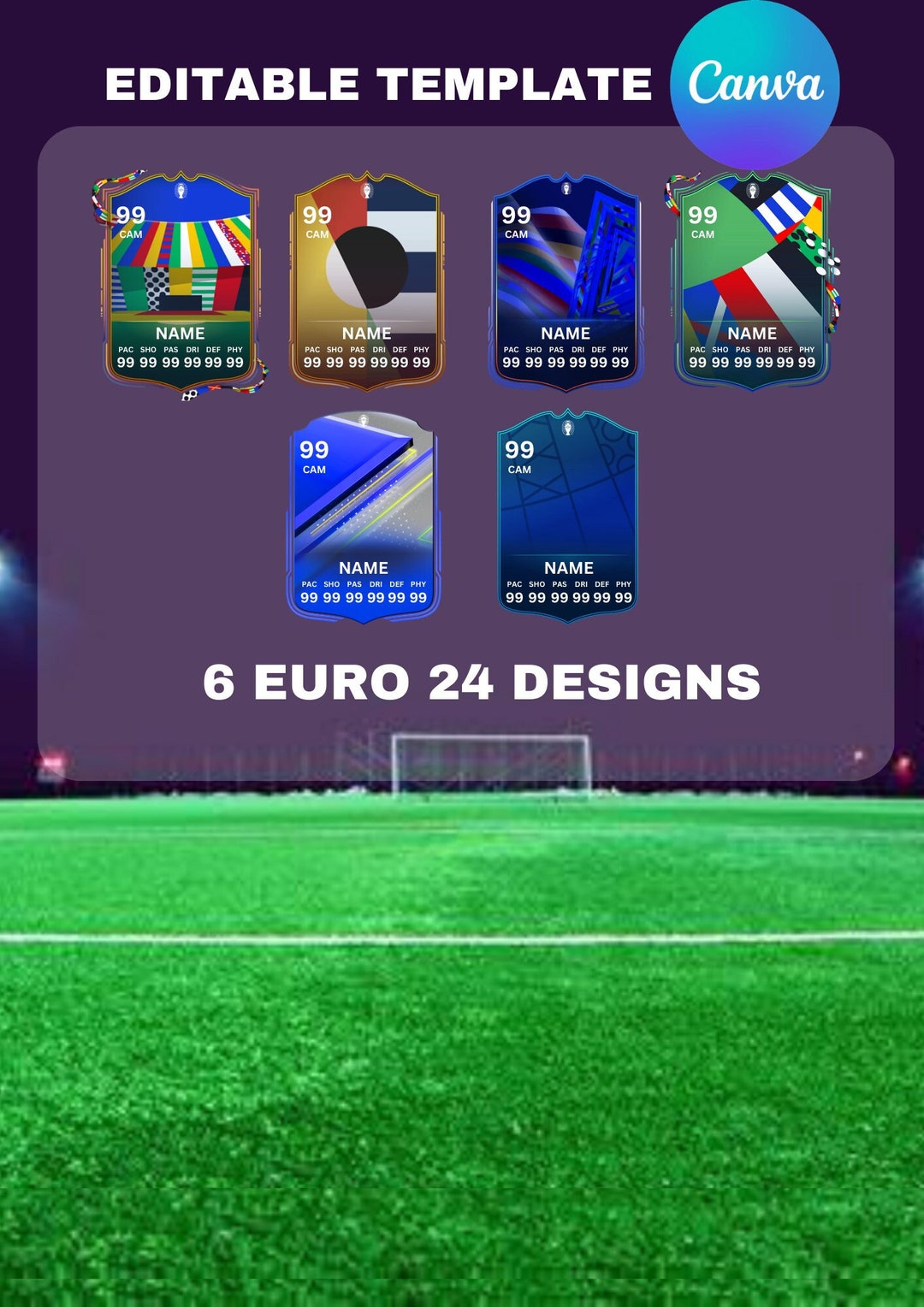 Blank Personalisable FIFA 24 EAFC 24 Football Ultimate Team Player ...