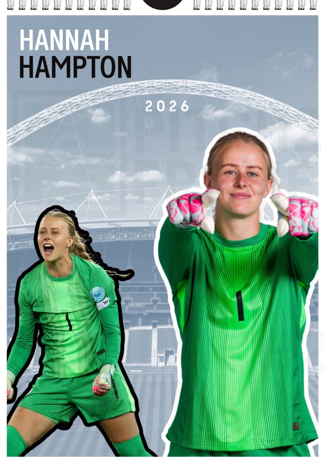 Hannah Hampton Inspired 2026 Football Photo Calendar - Etsy