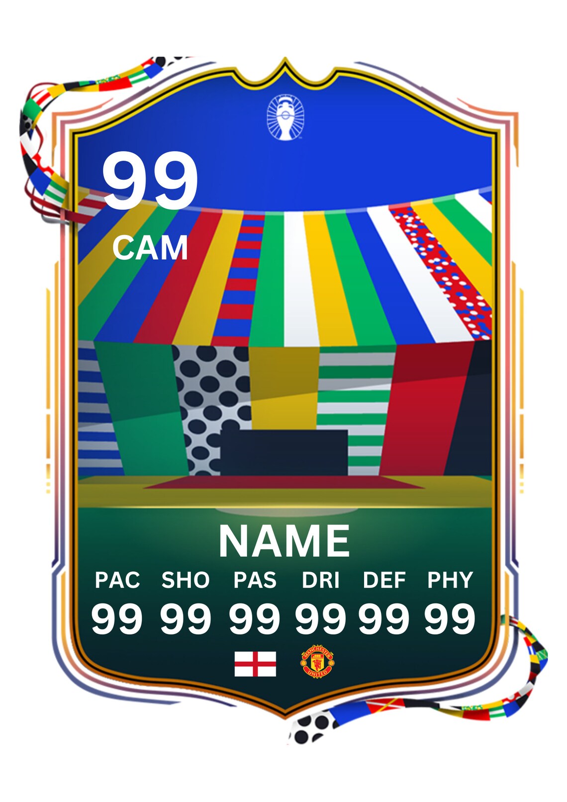 Blank Personalisable FIFA 24 EAFC 24 Football Ultimate Team Player ...