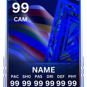 Blank Personalisable FIFA 24 EAFC 24 Football Ultimate Team Player ...