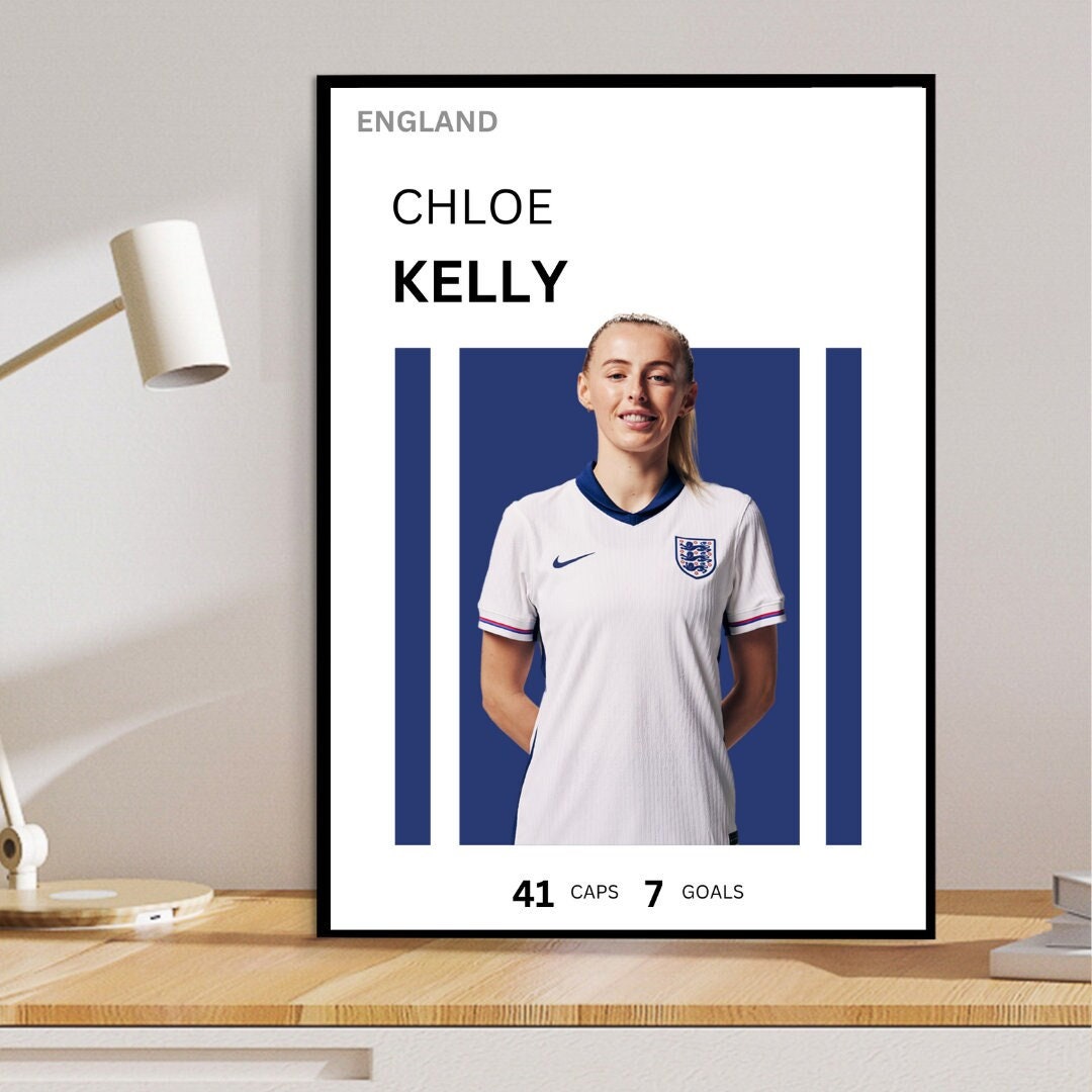 Chloe Kelly | Football | England | 2024 - Print/poster - Etsy