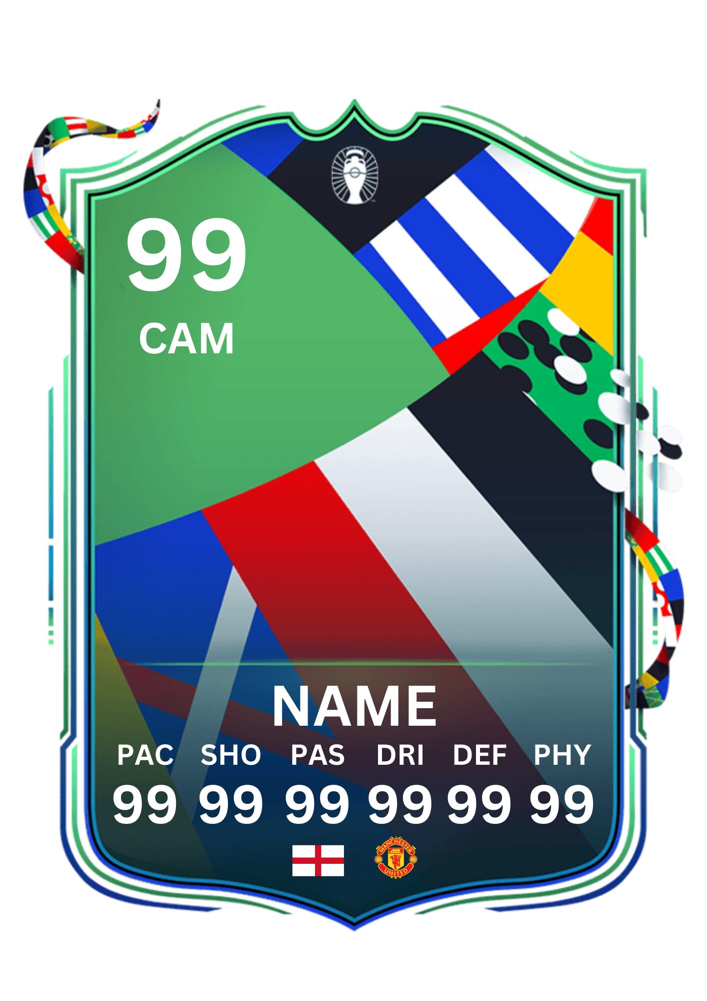 Blank Personalisable FIFA 24 EAFC 24 Football Ultimate Team Player ...