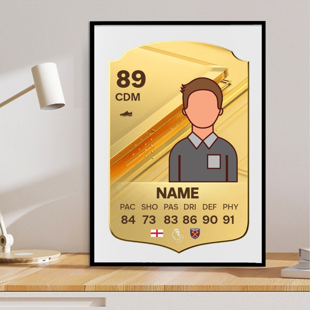 Personalised Fifa 24 Football Ultimate Team Player Card Ea Fc 24 All Designs Available Birthday
