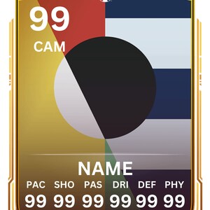 Blank Personalisable FIFA 24 EAFC 24 Football Ultimate Team Player ...