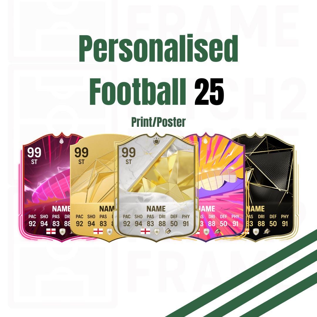 Personalised Football 25 Ultimate Player Card | Football 25 |ALL ...