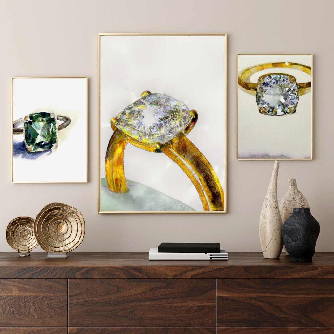Water Color Ring Painting Bundle - Etsy