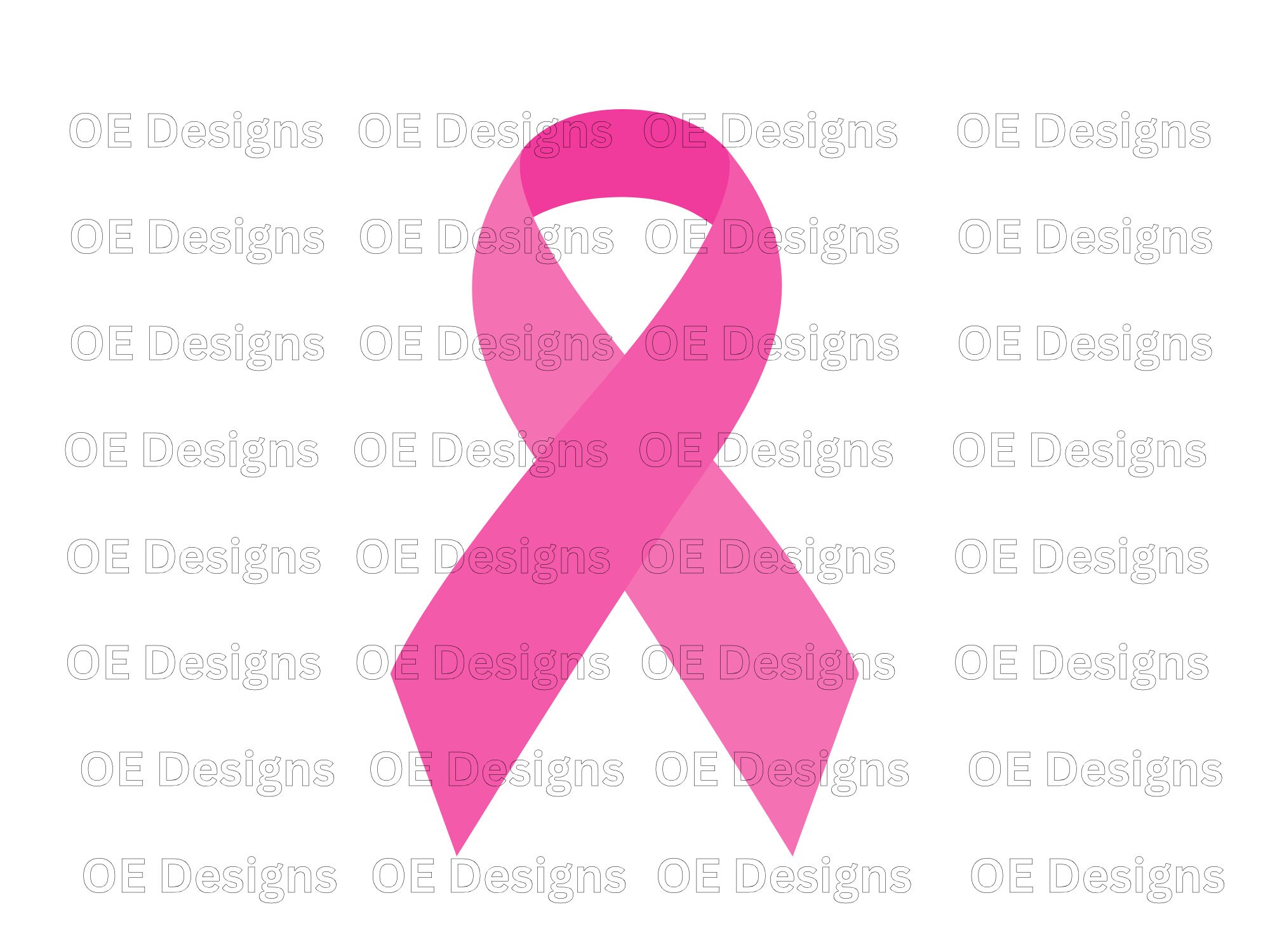 Cancer Awareness Pink Ribbon SVG & PNG Digital Download: Supportive ...