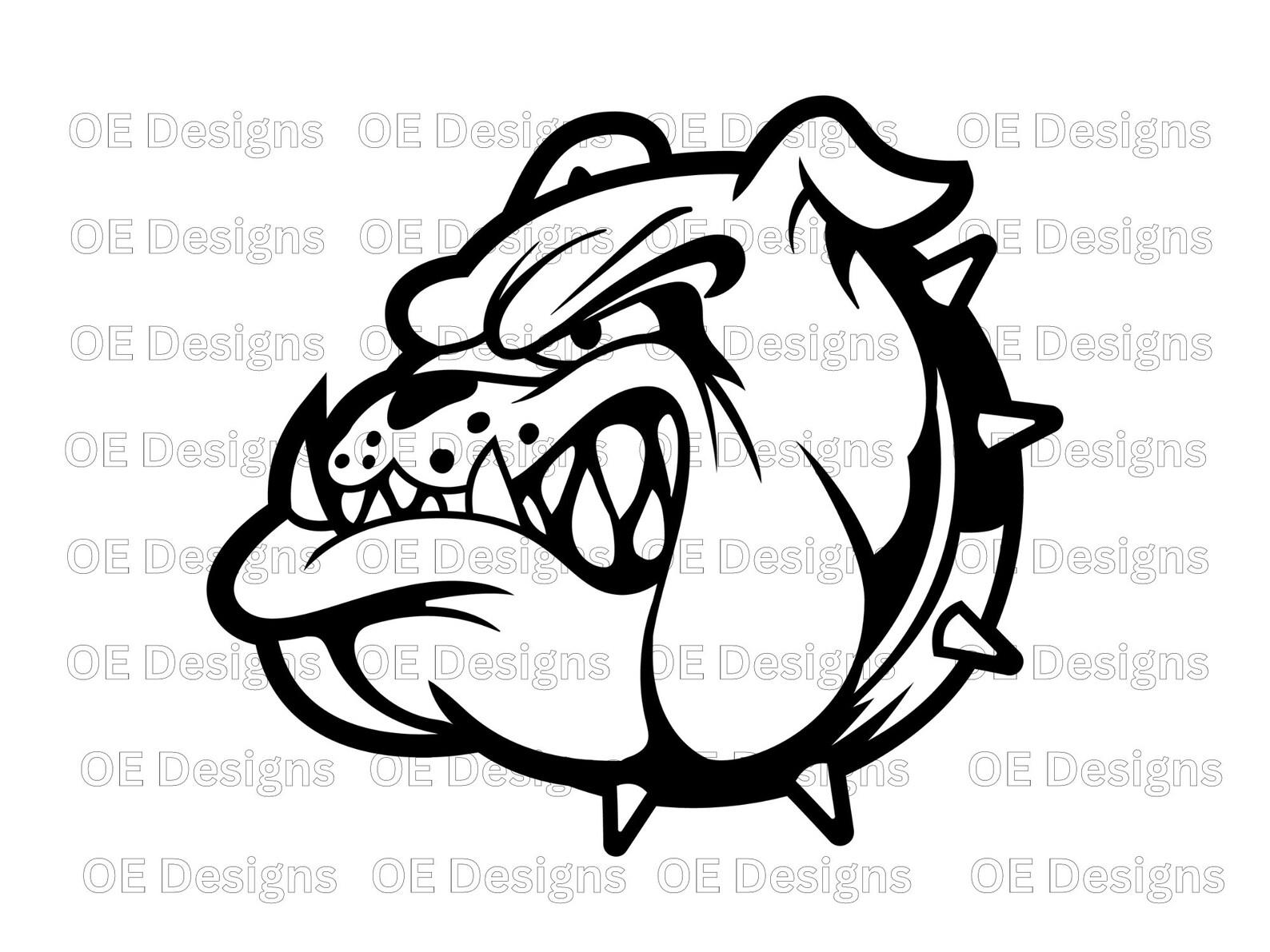 Bold Bulldog Mascot Logo Professional Sports Team Emblem High ...