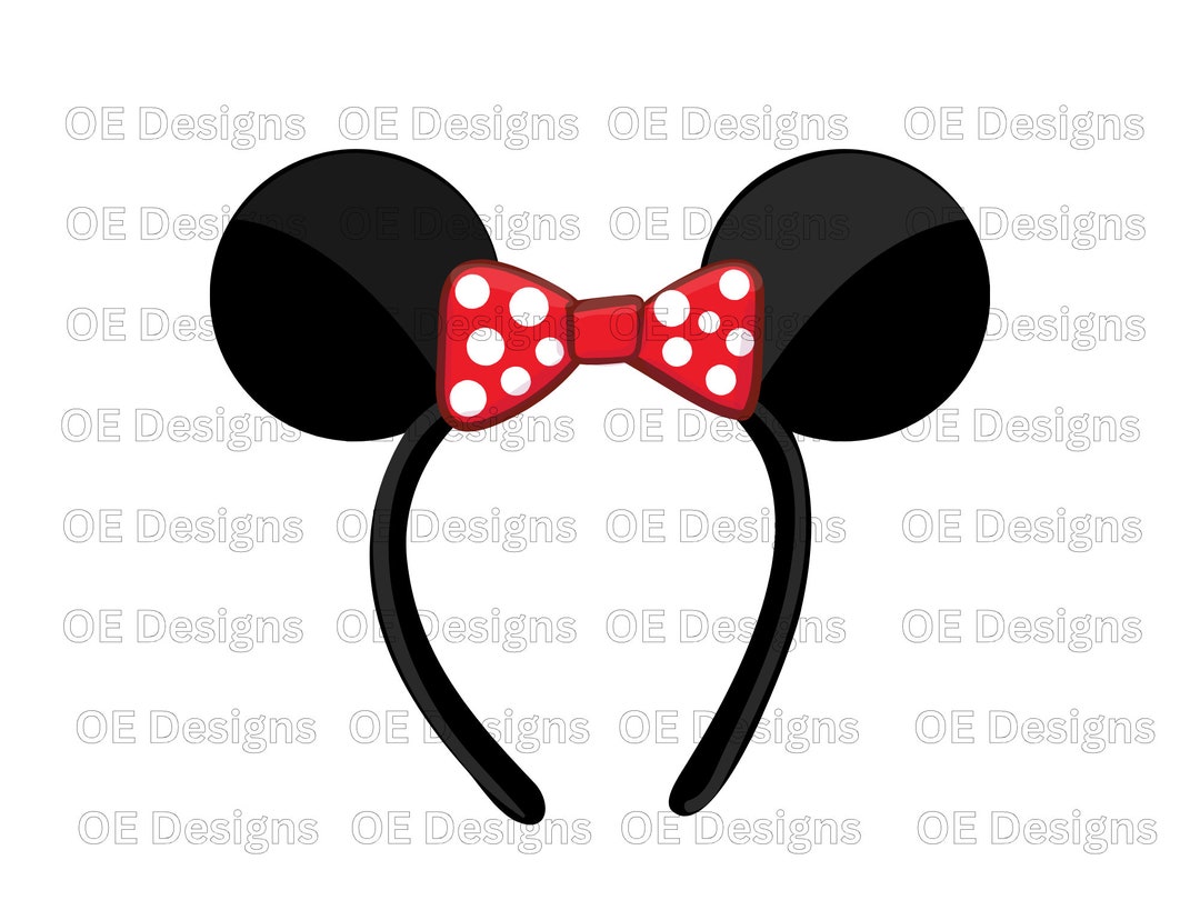 Magical Mickey Mouse Ears SVG: Instant Digital Download. SVG & PNG ...