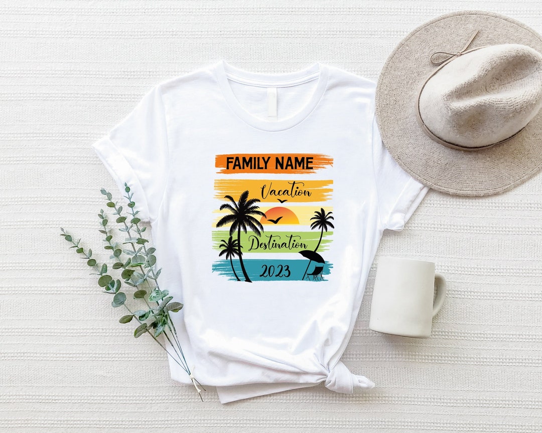 Personalized Family Shirt, Custom Vacation Shirt, Custom Family ...