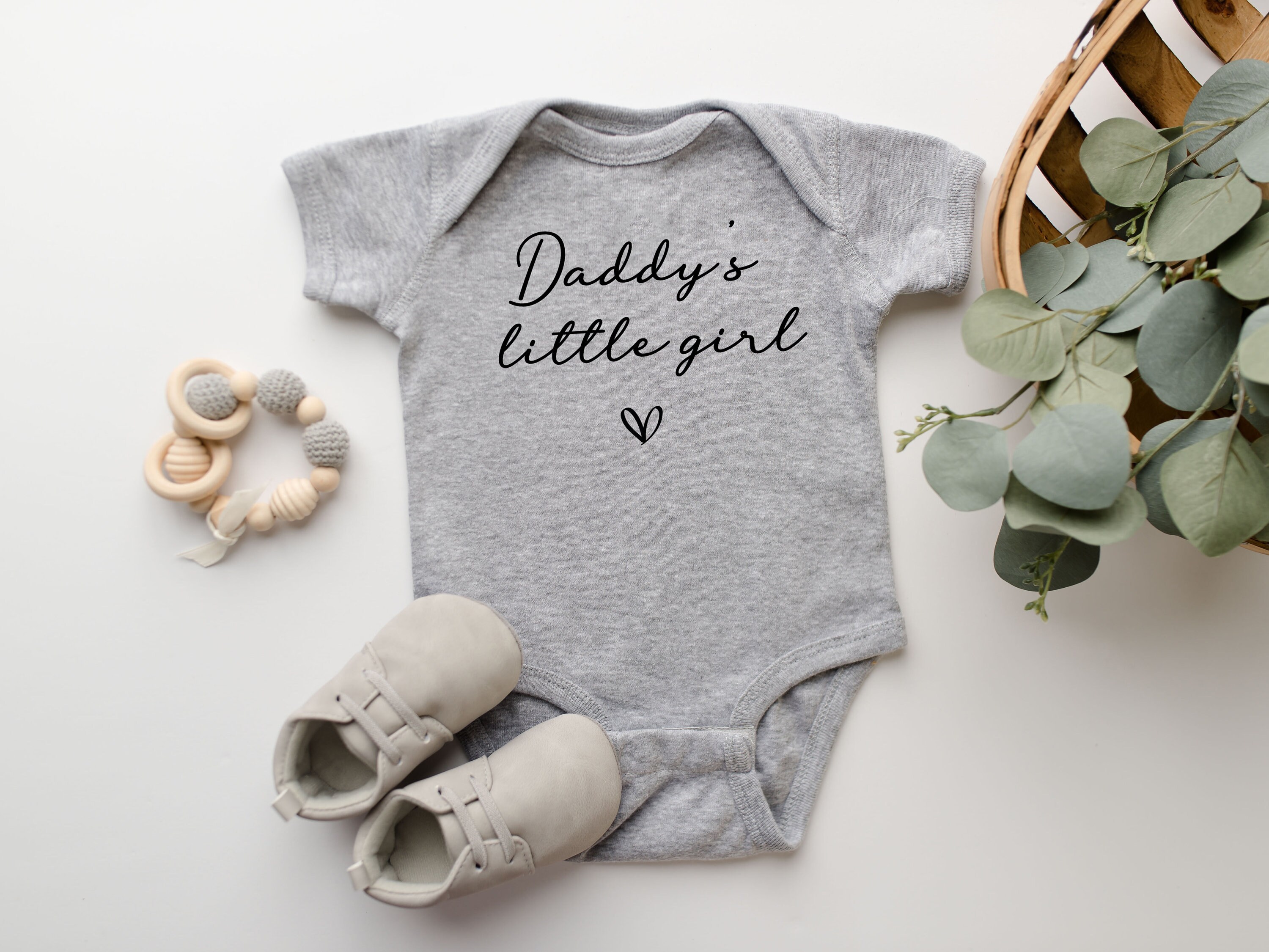 Daddy's Little Girl Onesie® Father's Day Natural - Etsy