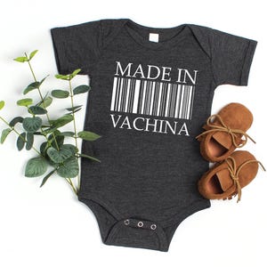 Made in Vachina Baby Onesie® , Personalized Baby Bodysuit, Cute Baby Shower Gift, Baby ...