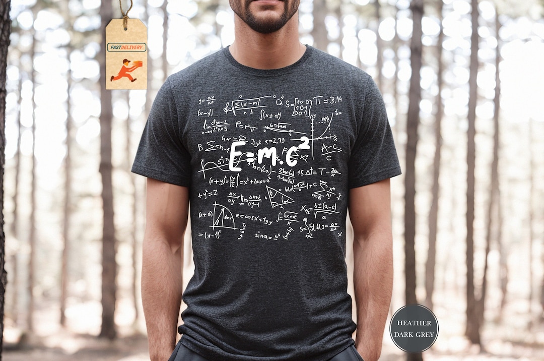 Energy Formula T-shirt, E=MC2 Shirt, Science Shirt, Albert Einstein ...