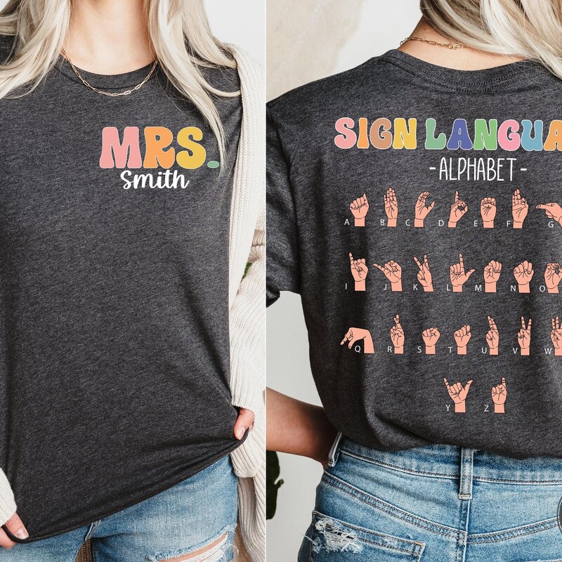 Sign Language Shirt - Etsy