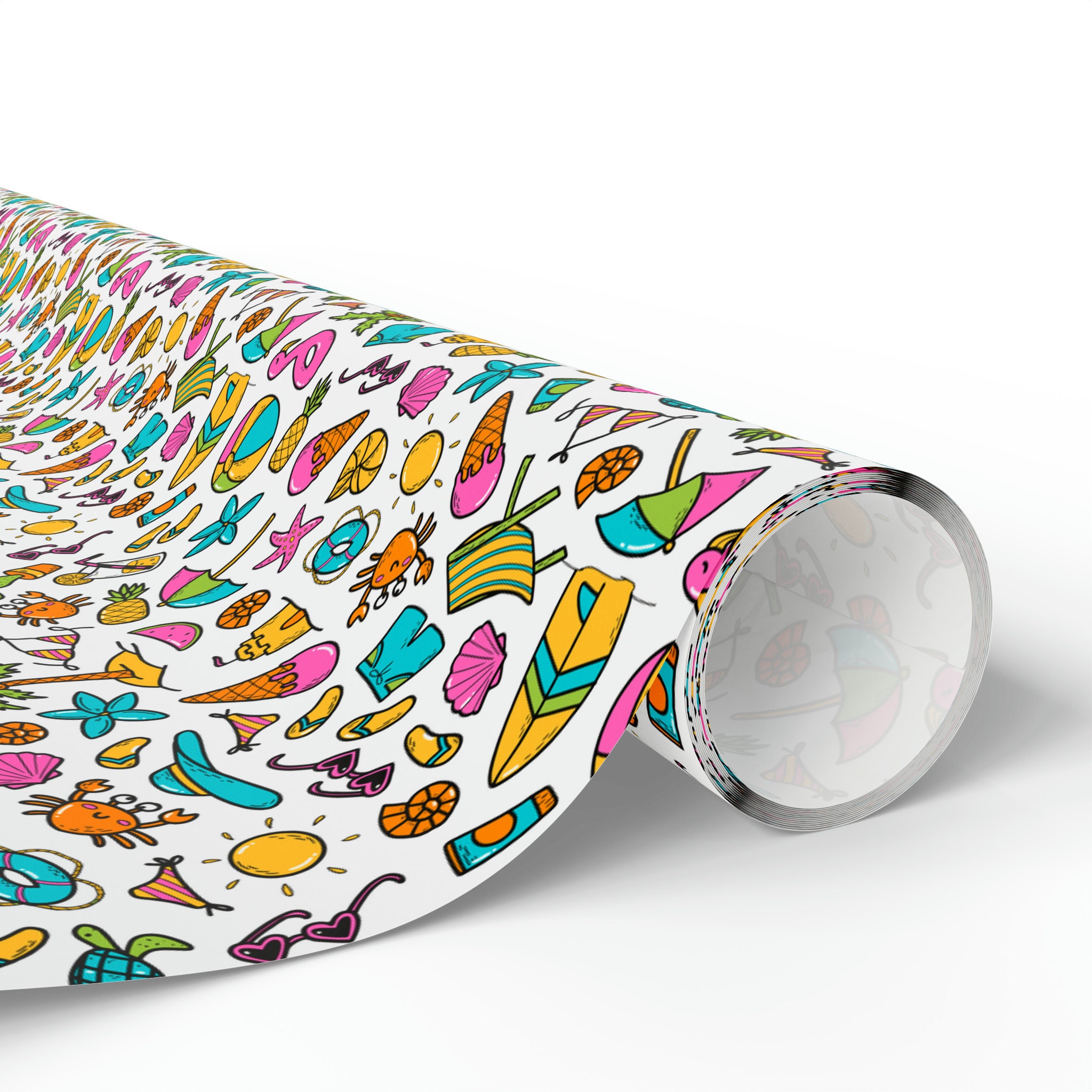 Beach Summer Tropical: Specialty Wrapping Paper High-def Luxury, Unique ...