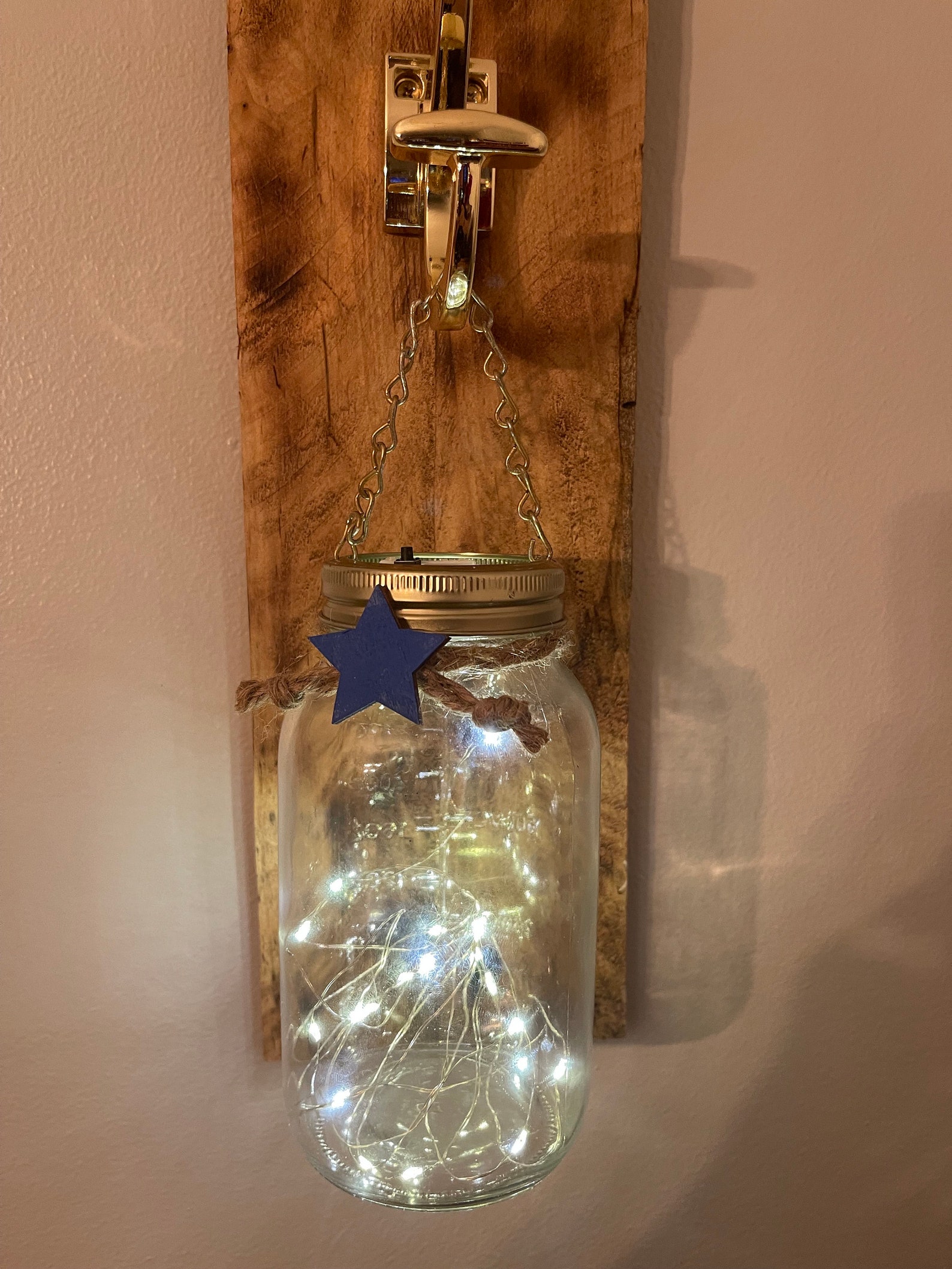 Mason Jar Light - Etsy