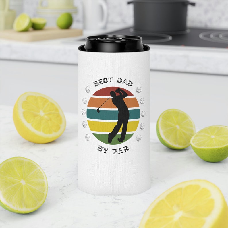 Best Dad by Par Beer Koozie / Father's Day Golf Gift / Father's Day ...