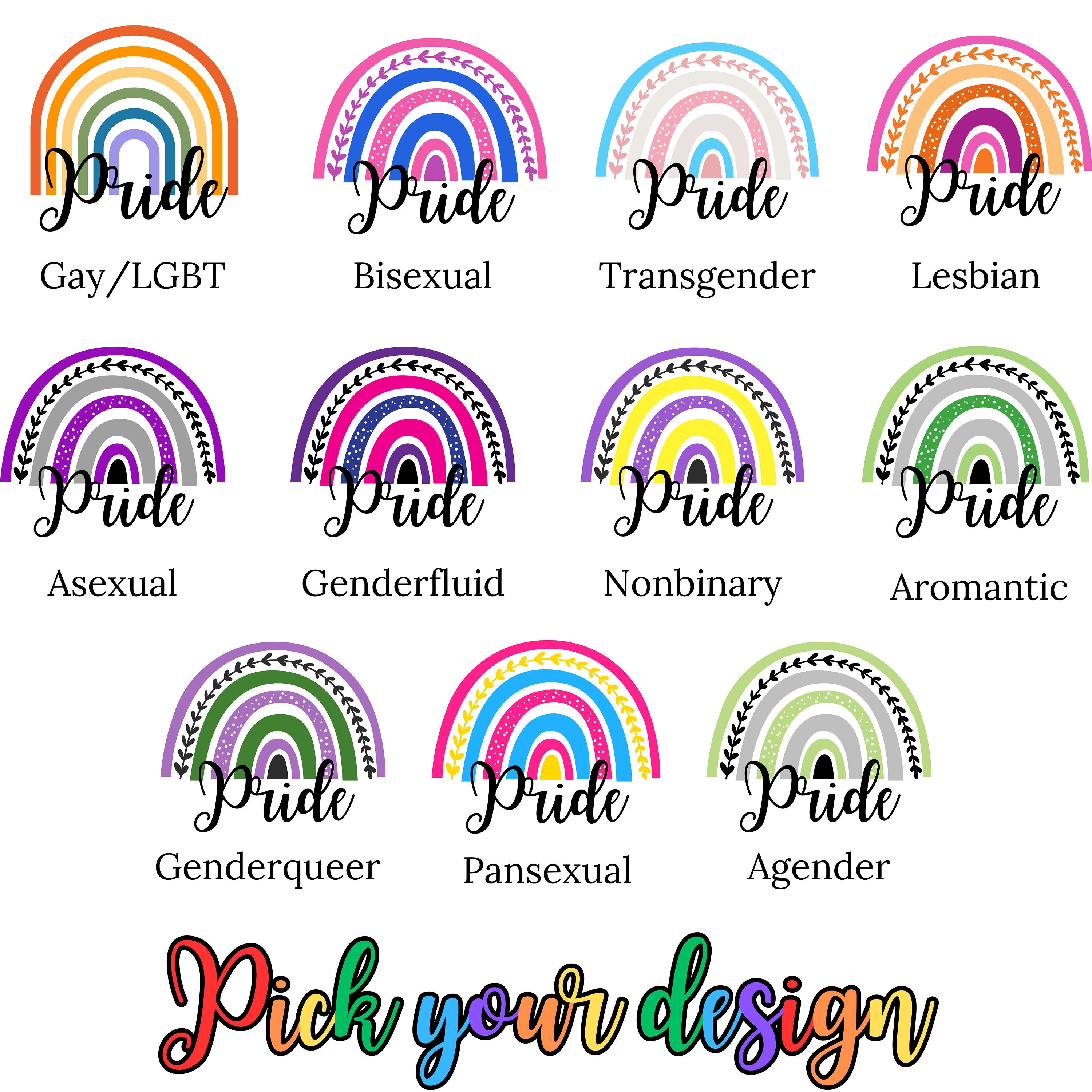 Pride Pocket Design, Comfort Colors 1717, Asexual Pride, Pansexual ...