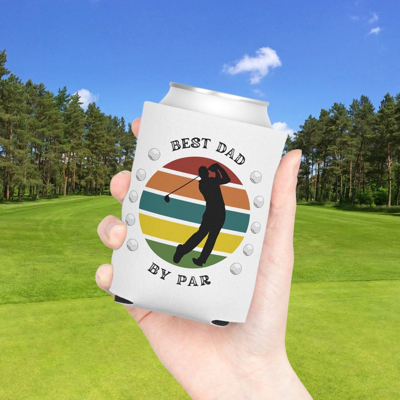 Best Dad by Par Beer Koozie / Father's Day Golf Gift / Father's Day ...
