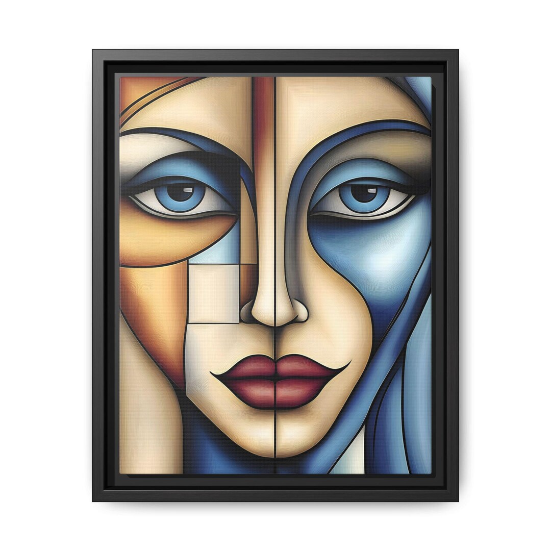 Picasso Style Print in Cubist Style for Home Office WFH Print in Pablo ...