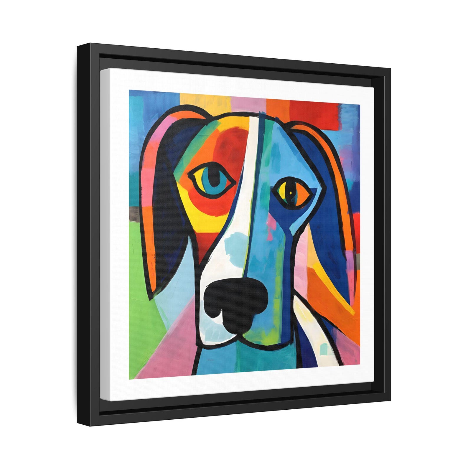 Pablo Picasso Art Print Abstract Dog Painting Cubist Cubism Matte ...