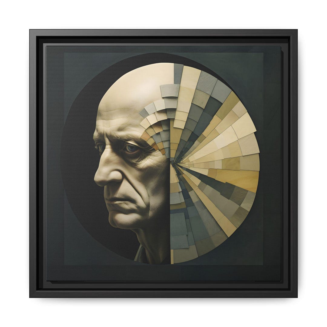 Pablo Picasso Art Print by Picasso Reimagined Geometry Engineering ...