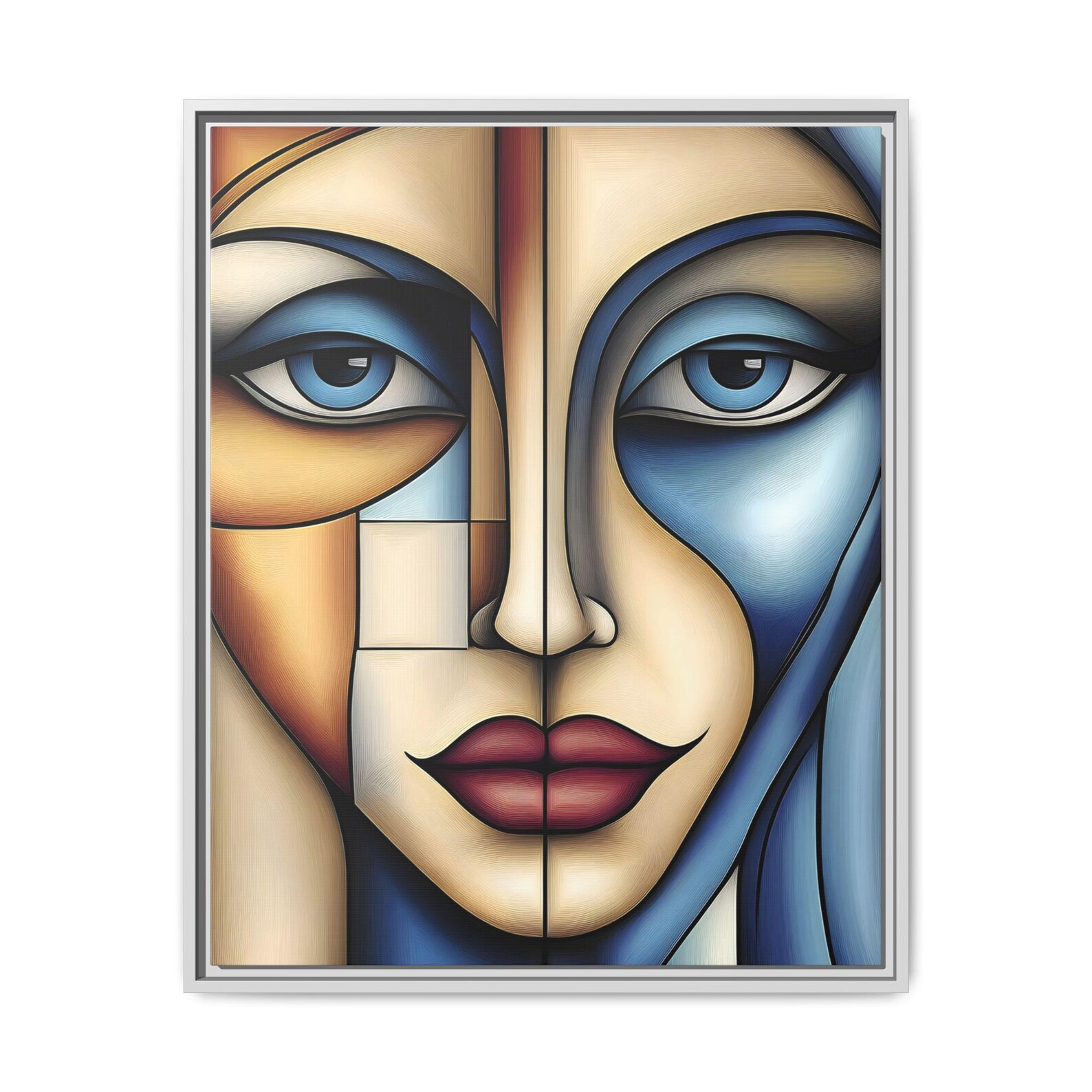 Picasso Style Print in Cubist Style for Home Office WFH Print in Pablo ...