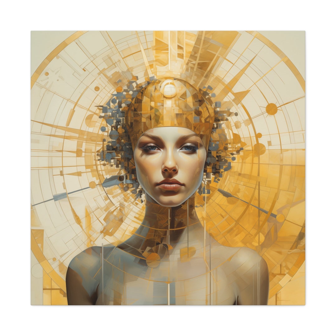 Canvas Gallery Wraps Geometry Art Math Science Home Decor Original Art ...