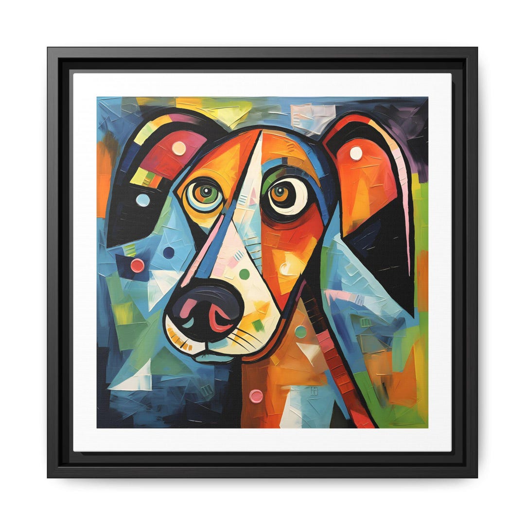 Pablo Picasso Art Print Abstract Dog Print Cubist Cubism Matte Canvas ...