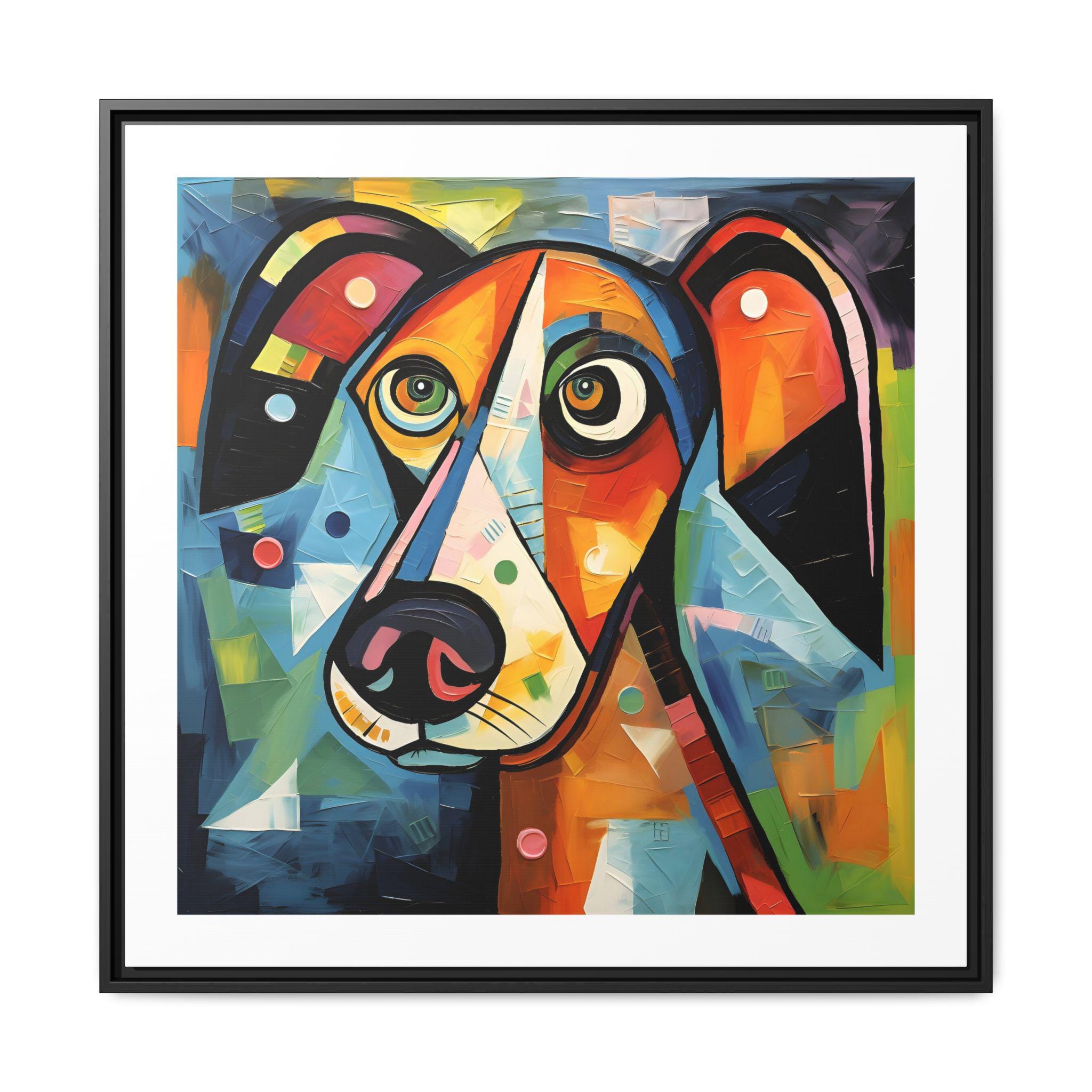 Pablo Picasso Art Print Abstract Dog Print Cubist Cubism Matte Canvas ...