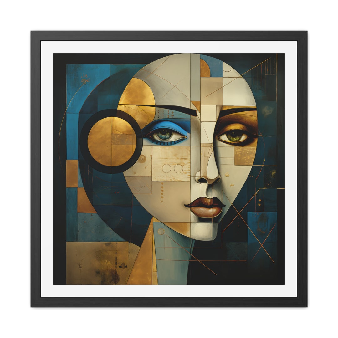 Framed Posters Cubism, Picasso, Woman, Futuristic, Cubist - Etsy UK