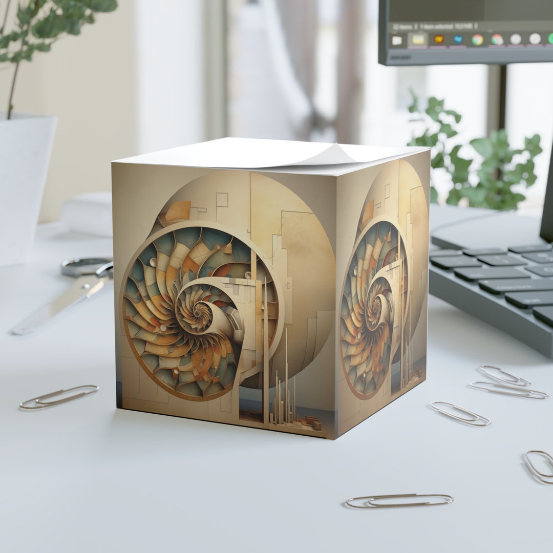 Note Cube, Fibonacci Sequence - Etsy