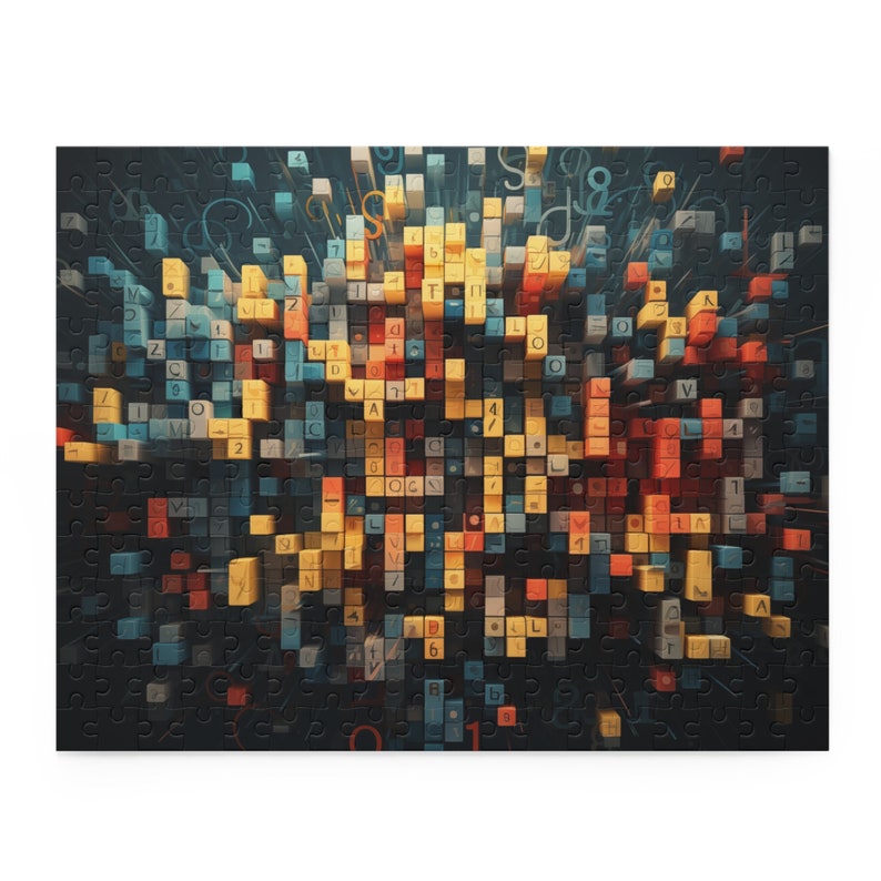 Puzzle 120, 252, 500-piece Science Art Math Periodic Table - Etsy