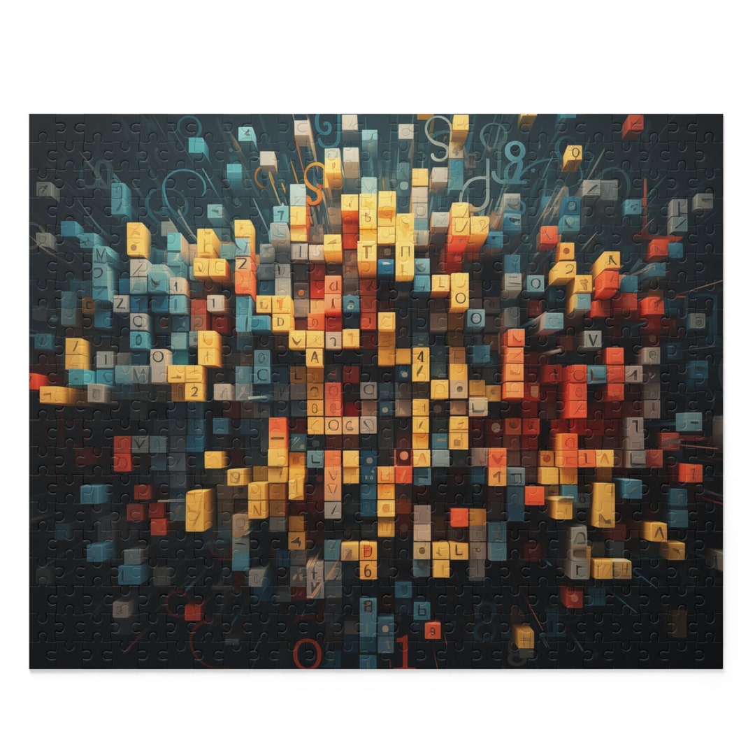 Puzzle 120, 252, 500-piece Science Art Math Periodic Table - Etsy