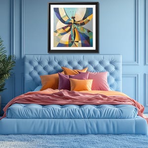 Pablo Picasso Art Print Abstract Dragon Fly Cubist Cubism Matte Canvas ...