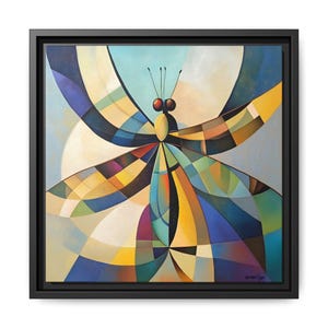 Pablo Picasso Art Print Abstract Dragon Fly Cubist Cubism Matte Canvas ...