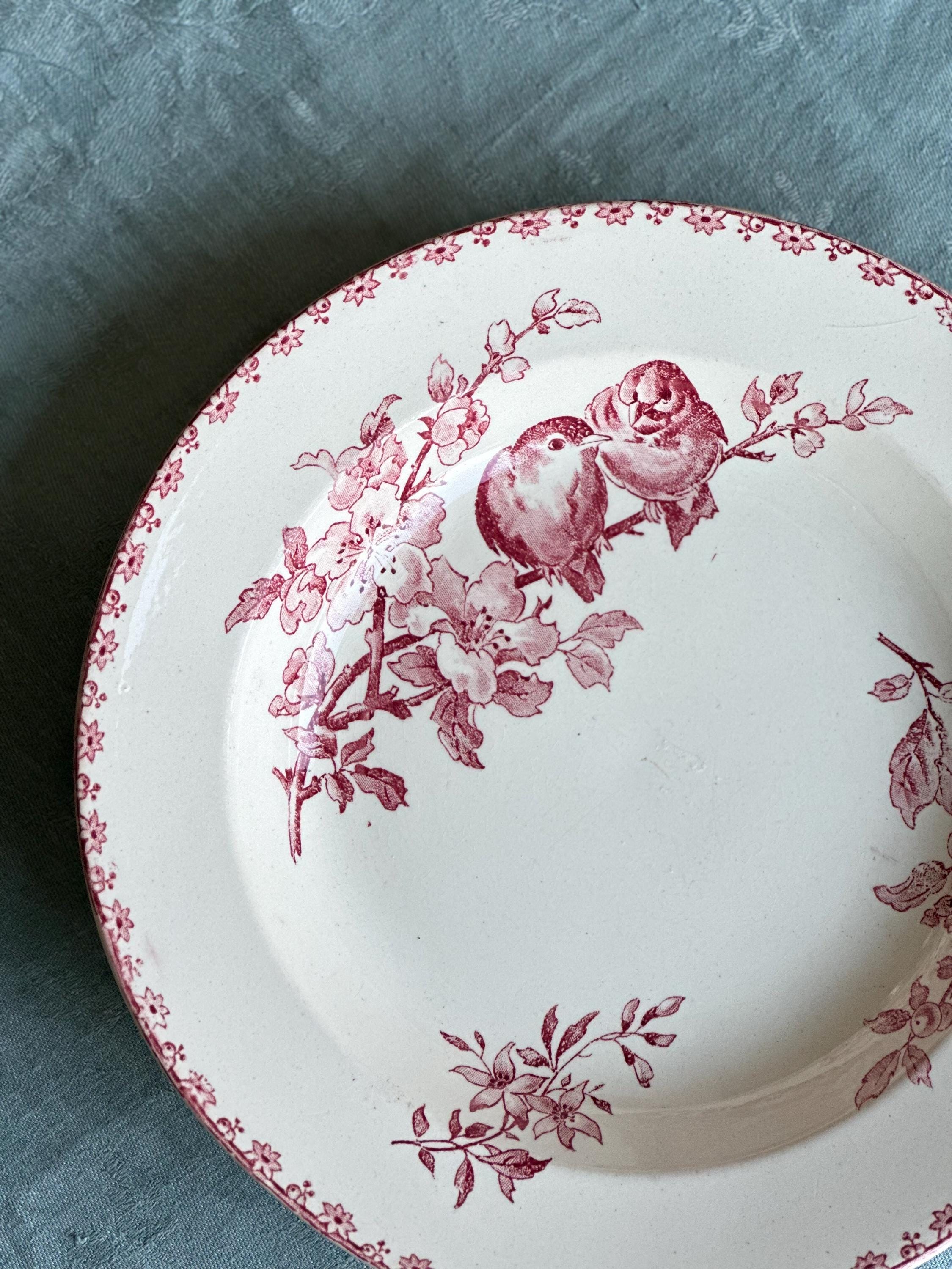 Rare Sarreguemines Favori Hollow Plate French Provence Style Antique ...