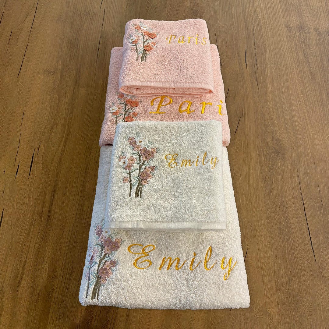 Personalized Towel - Gifts for Her - Bridesmaid Gifts - Personalized ...