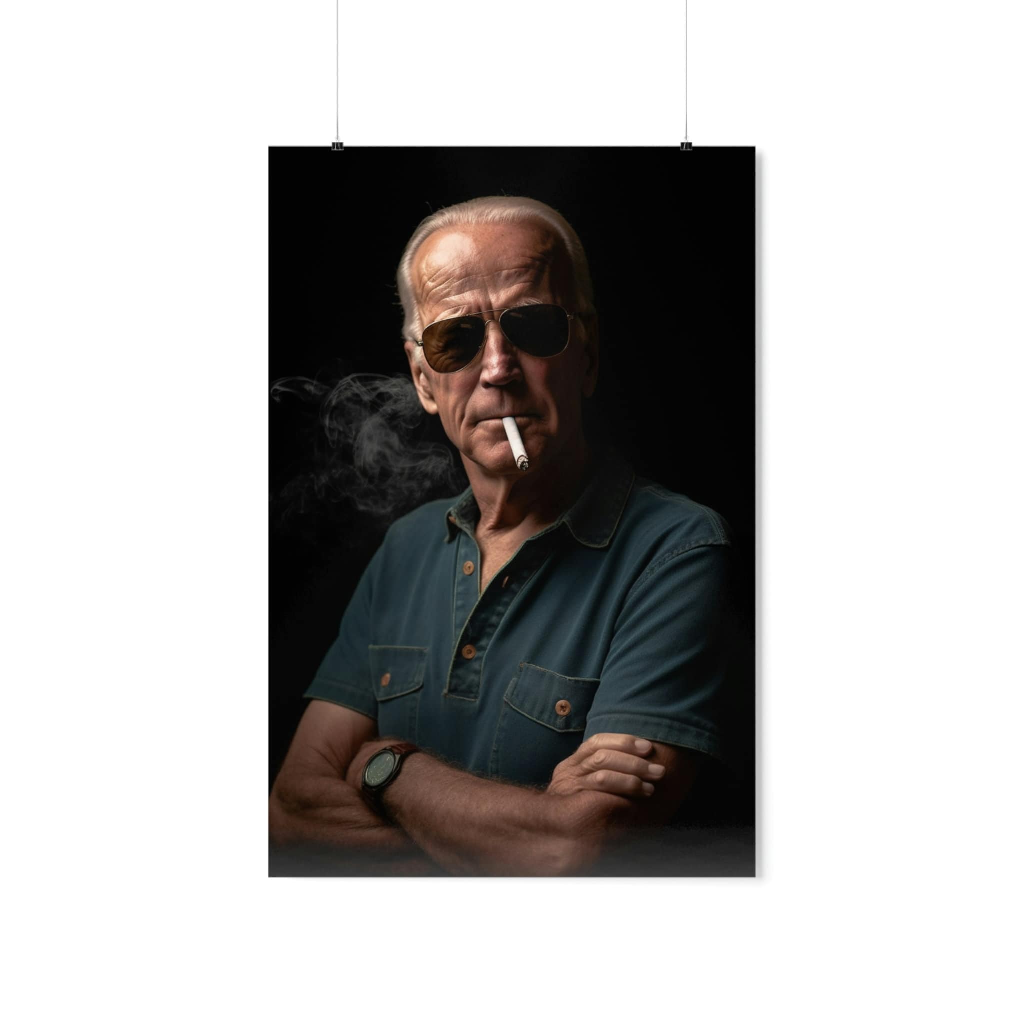 Barack Obama Smoking Weed Poster