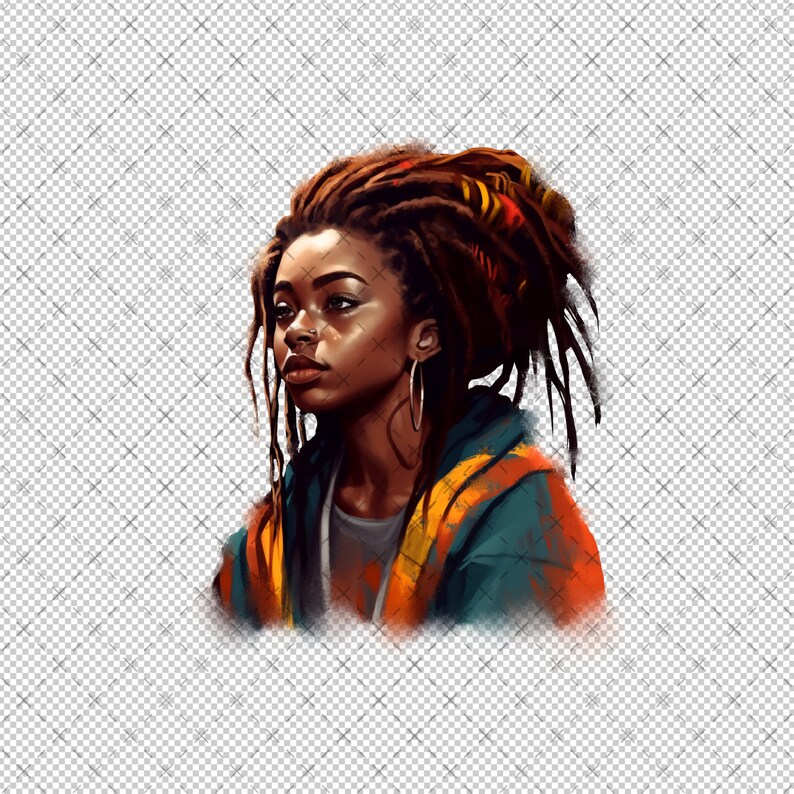 Girl Transparent Png Clipart Bundle Black Girl Magic - Etsy