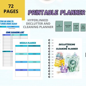 Declutter Planner Declutter Checklist Cleaning Planner Cleaning ...