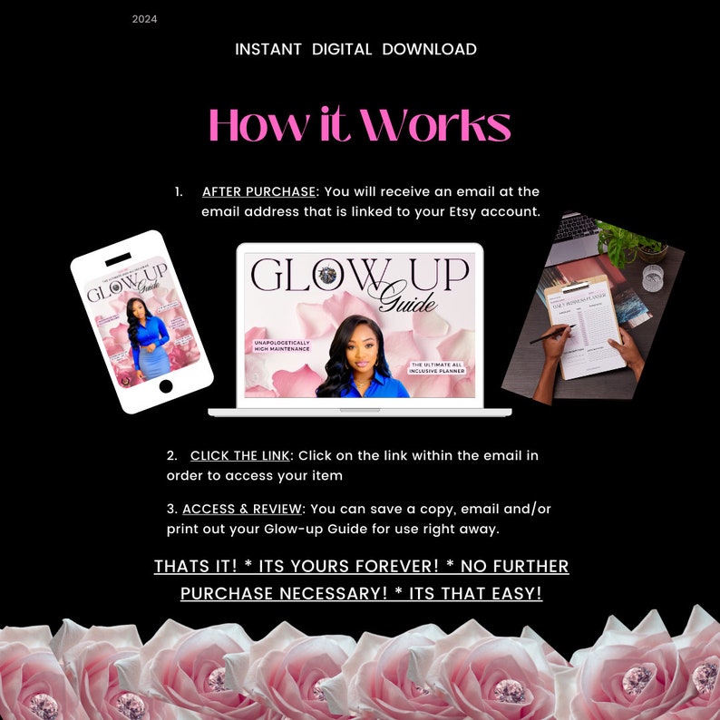 Ultimate GLOW-UP Guide | Glow up Planner | Head Start | Self Care | New ...