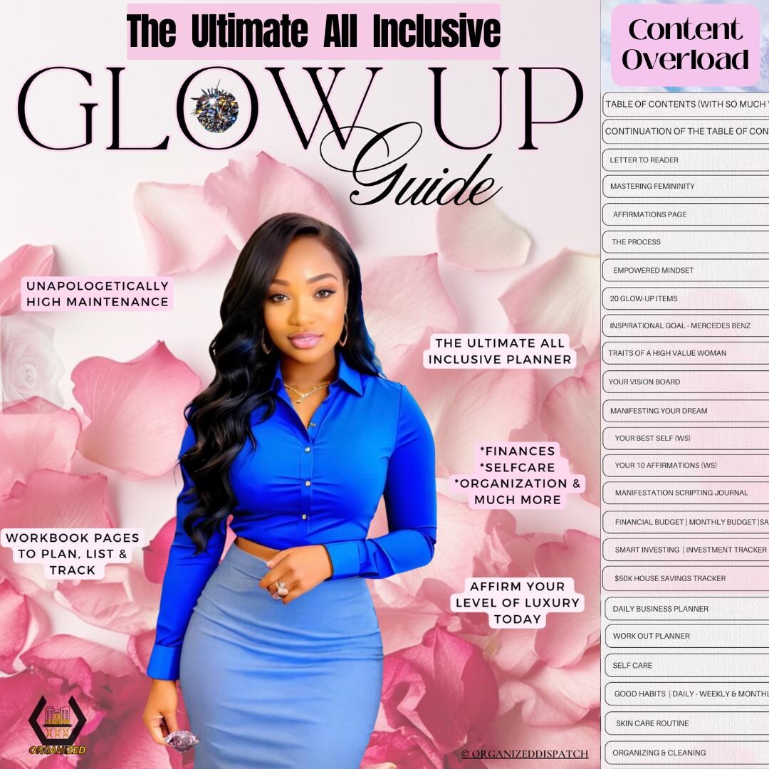 Ultimate GLOW-UP Guide | Glow up Planner | Head Start | Self Care | New ...