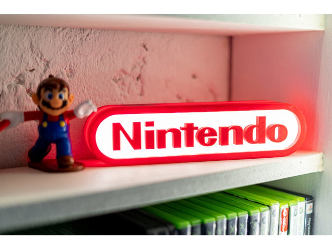 Illuminate Your Space With Style Nintendo 3D Printed LED - Etsy